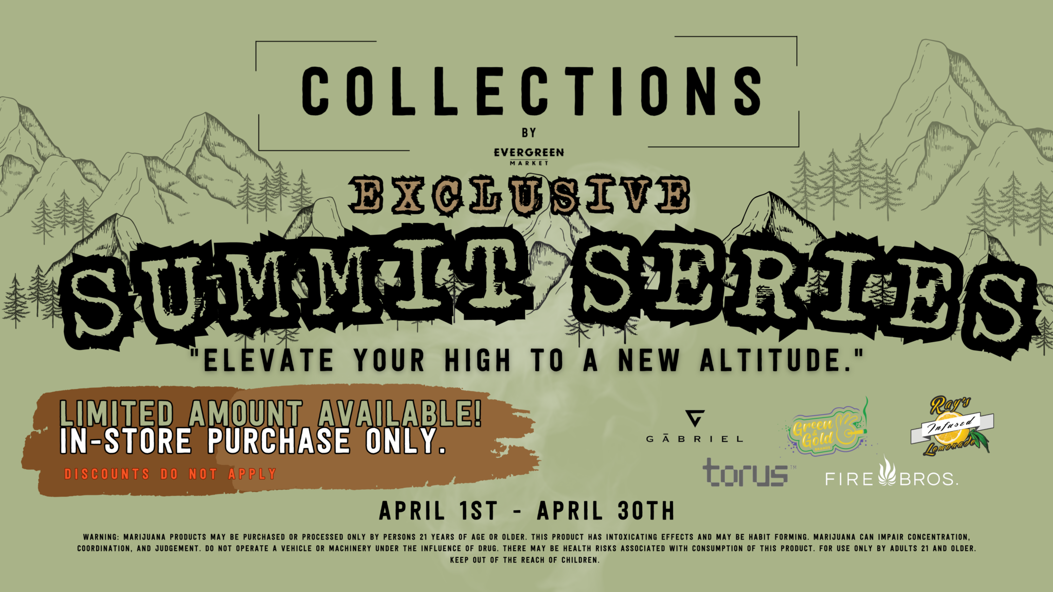 Collections Signage | The Evergreen Market